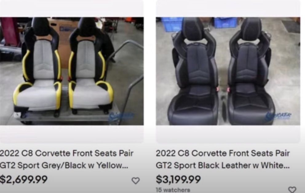 2022 C8 Corvette Front Seats Pair.jpg | Canadian Corvette Forums