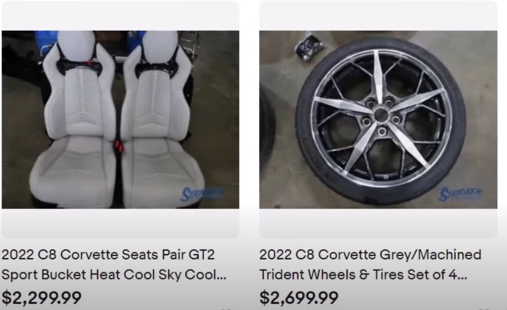 2022 C8 Corvette Seats Pair GT2.jpg | Canadian Corvette Forums