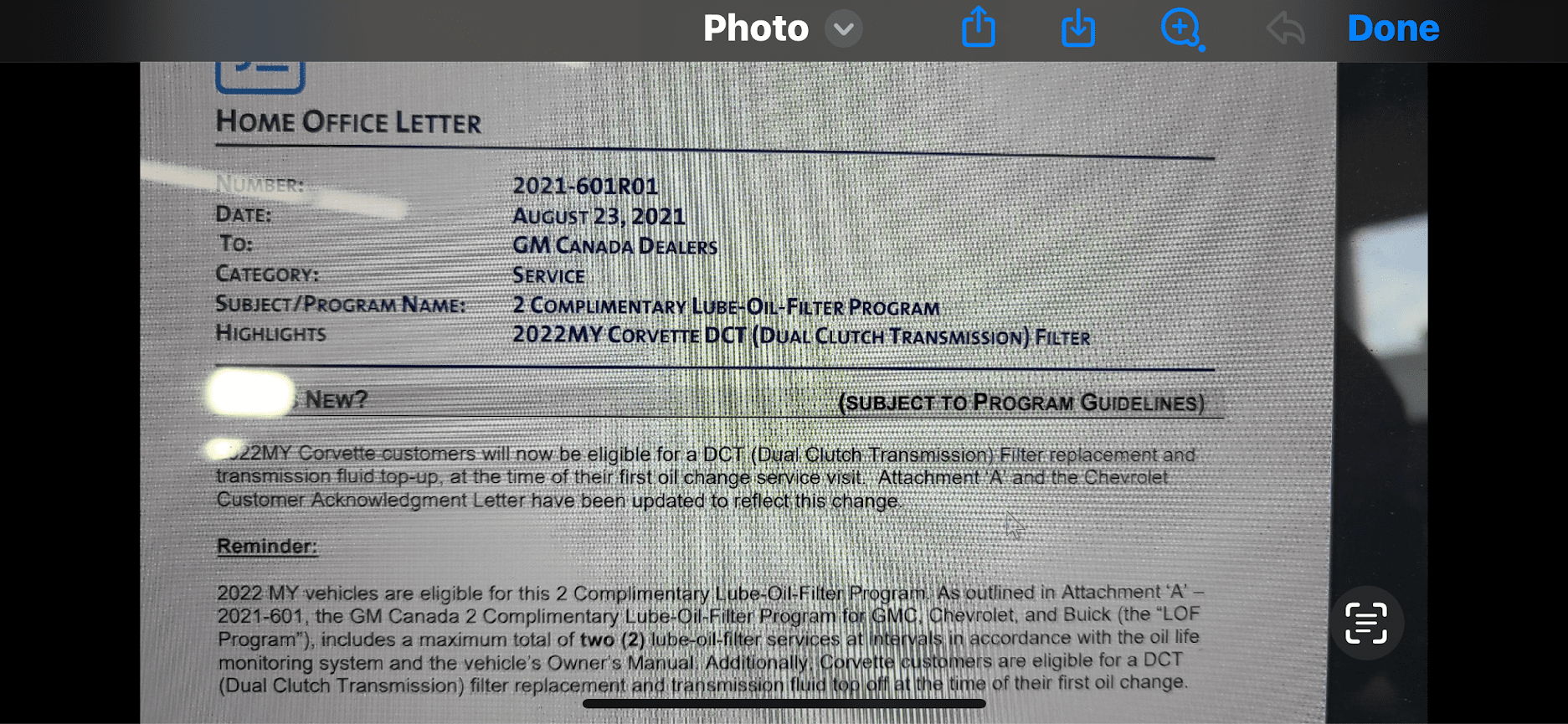 GM Transmission Letter to dealers.PNG | Canadian Corvette Forums