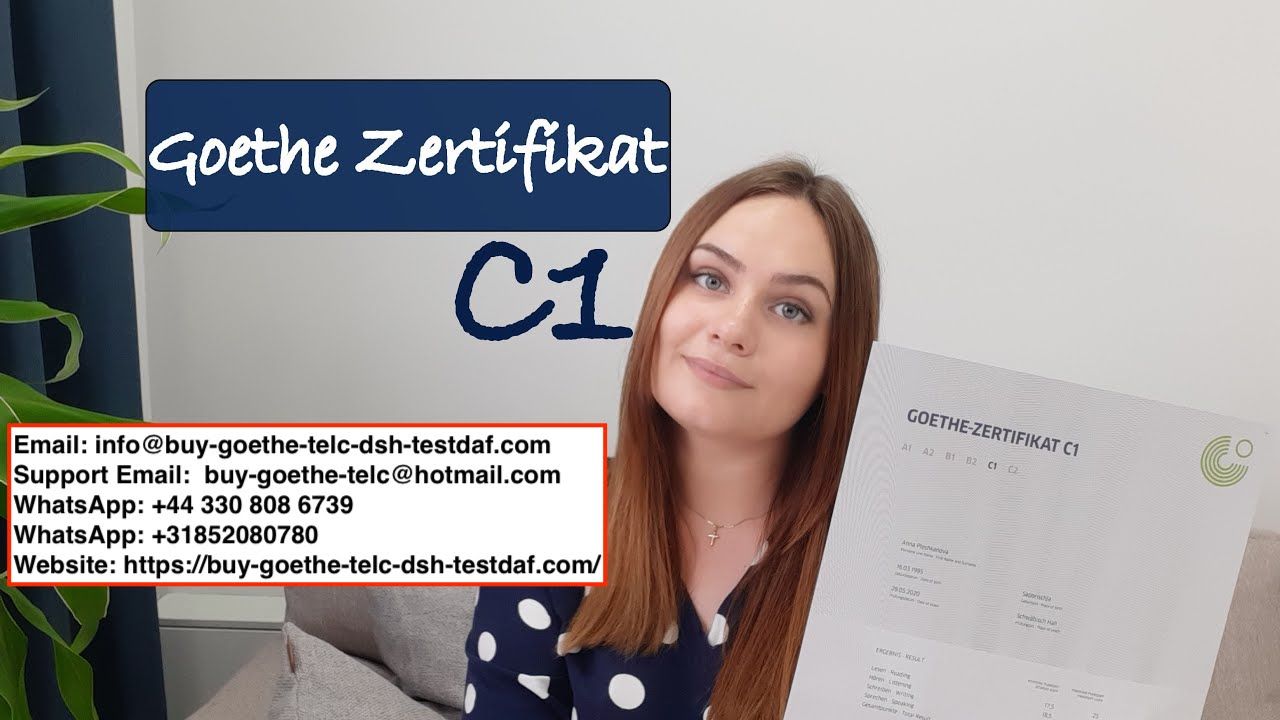 info@buy-goethe-telc-dsh-testdaf.com) Buy genuine GERMAN C1 LANGUAGE ...